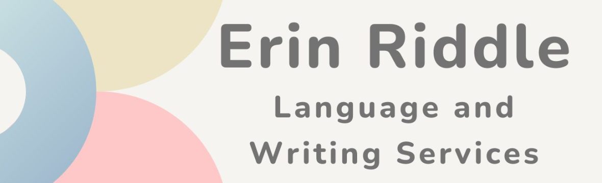 Erin Riddle – translator / editor / teacher